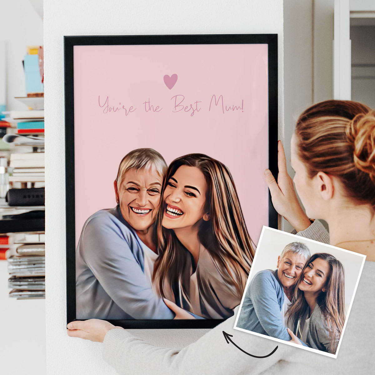Digitale Illustratie van Foto Poster | snelle levering