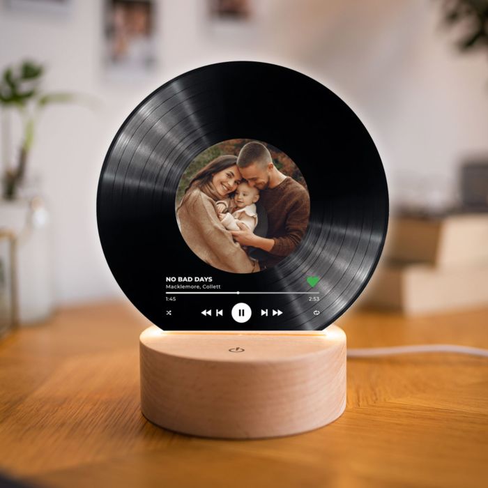 Gepersonaliseerde LED-lamp LP Plaat | snelle levering